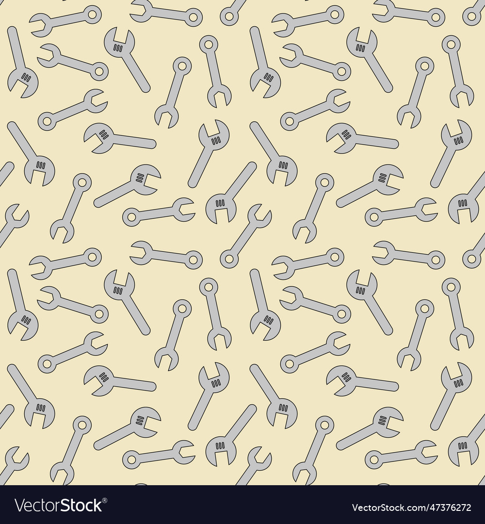 Seamless flat labour day pattern Royalty Free Vector Image