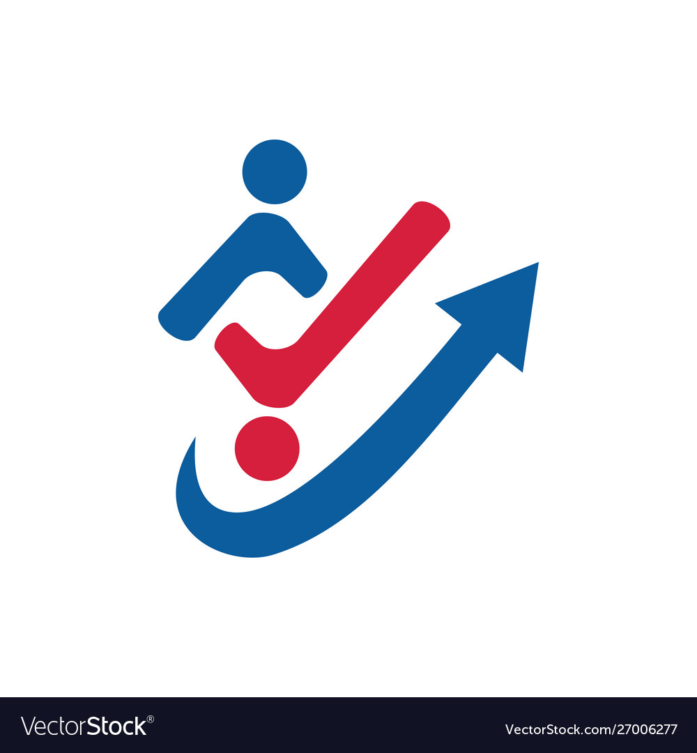 Commitment teamwork together business logo Vector Image