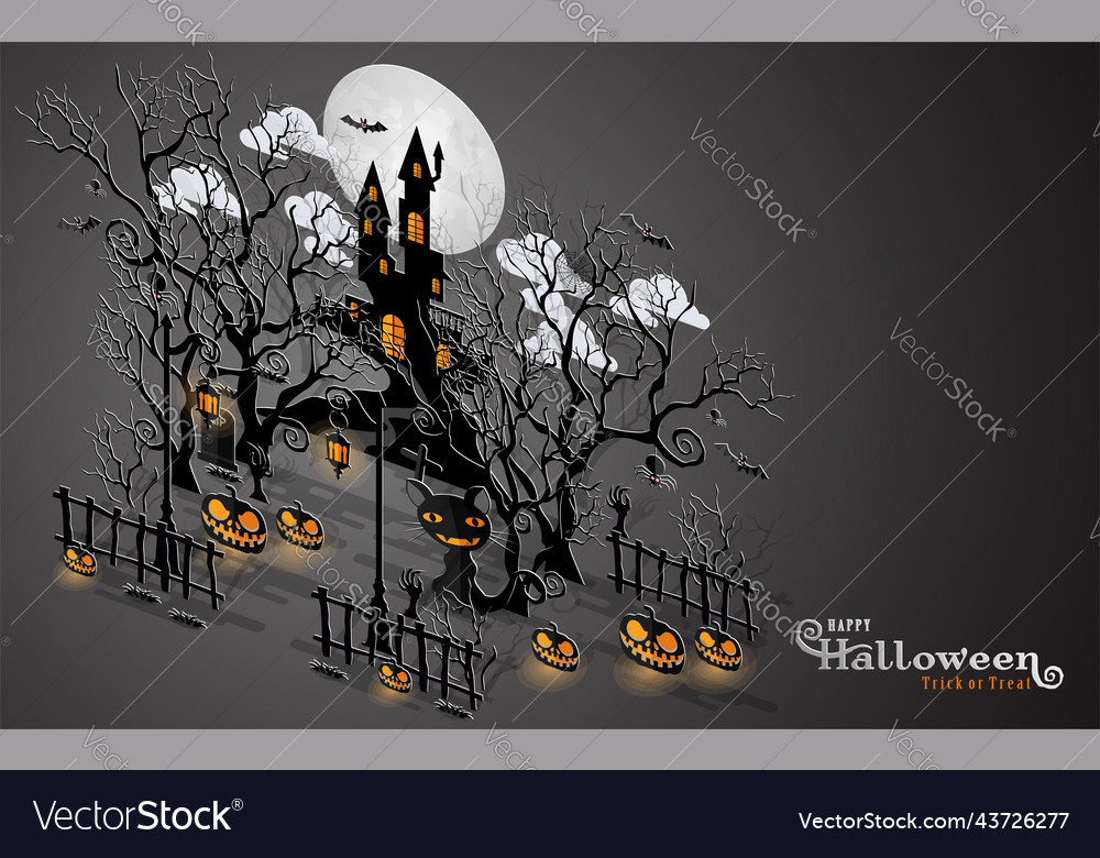 Flat design halloween 027 Royalty Free Vector Image Flat design halloween 027 Royalty Free Vector Image