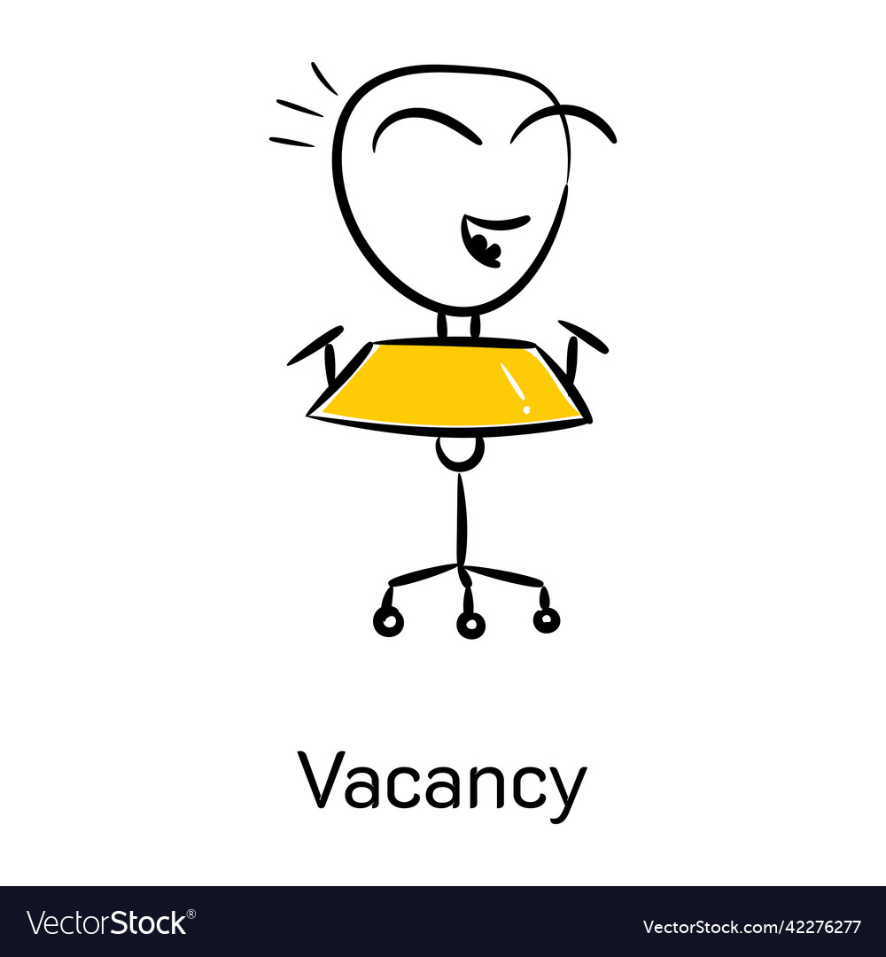 Vacancy Royalty Free Vector Image - VectorStock