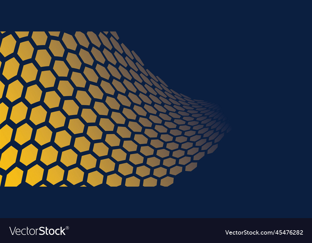 Abstract background with hexagon pattern Vector Image