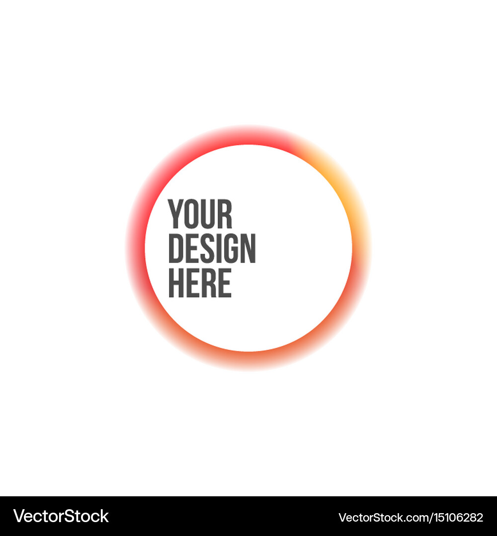 Circle colorful banner with fade effect Royalty Free Vector