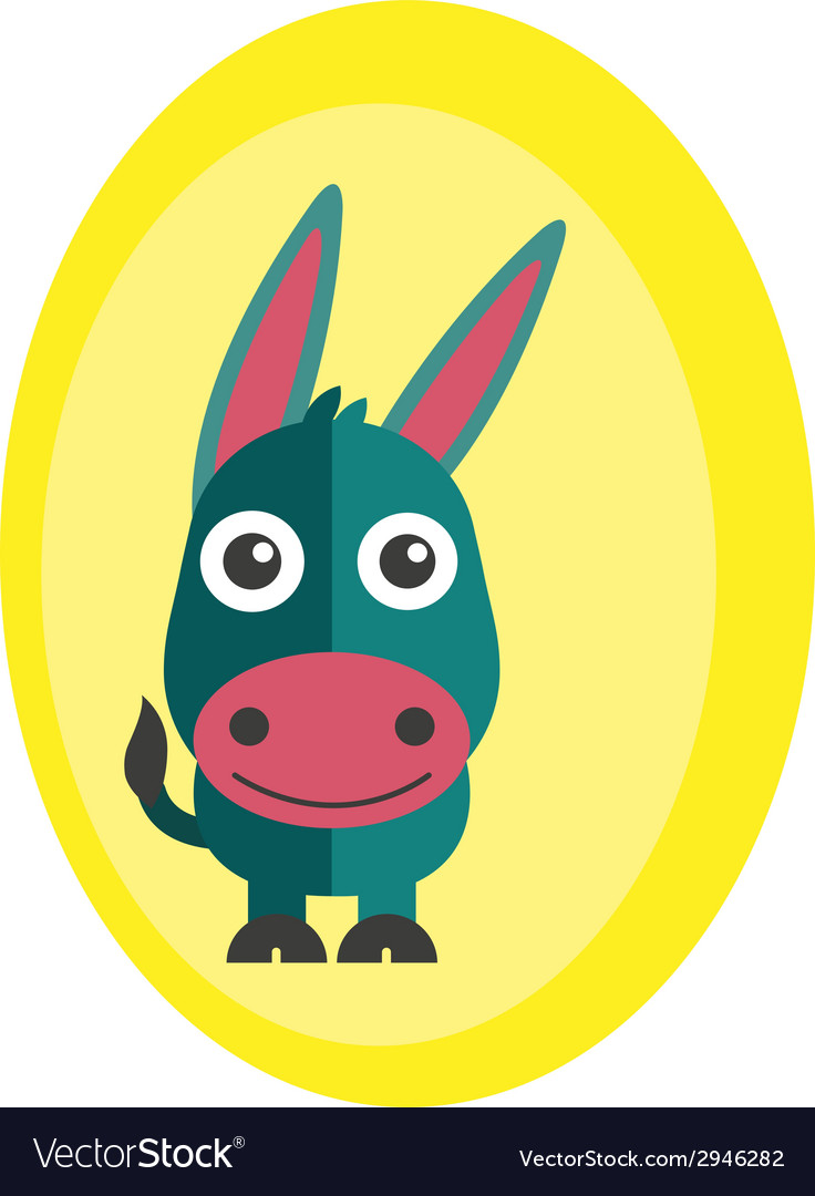 Donkey Royalty Free Vector Image - VectorStock