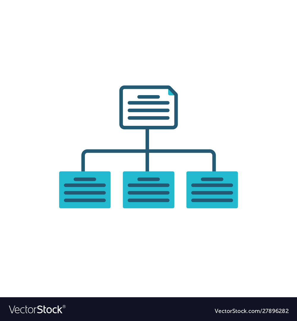 Folders documents files network icons Royalty Free Vector