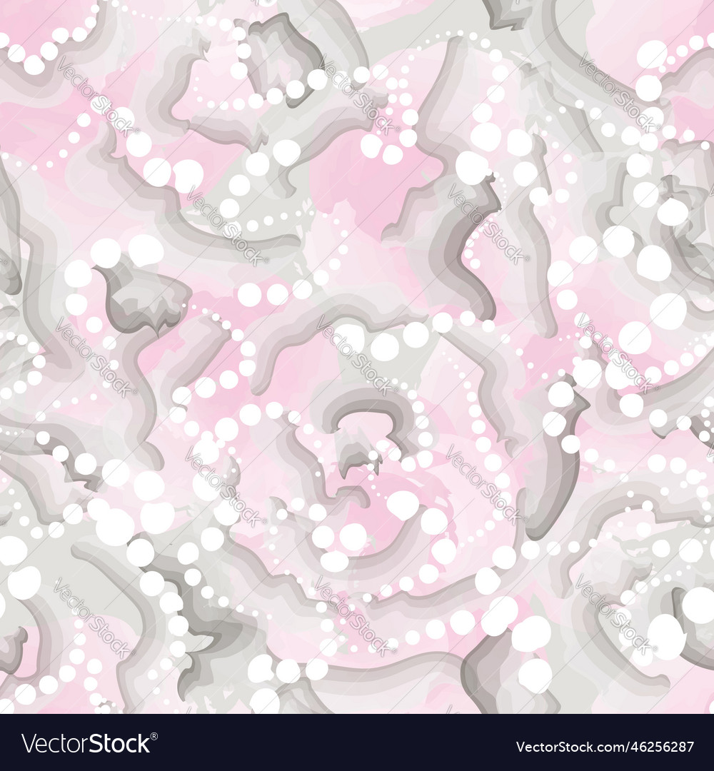 Abstract seamless floral pattern with flowers Vector Image