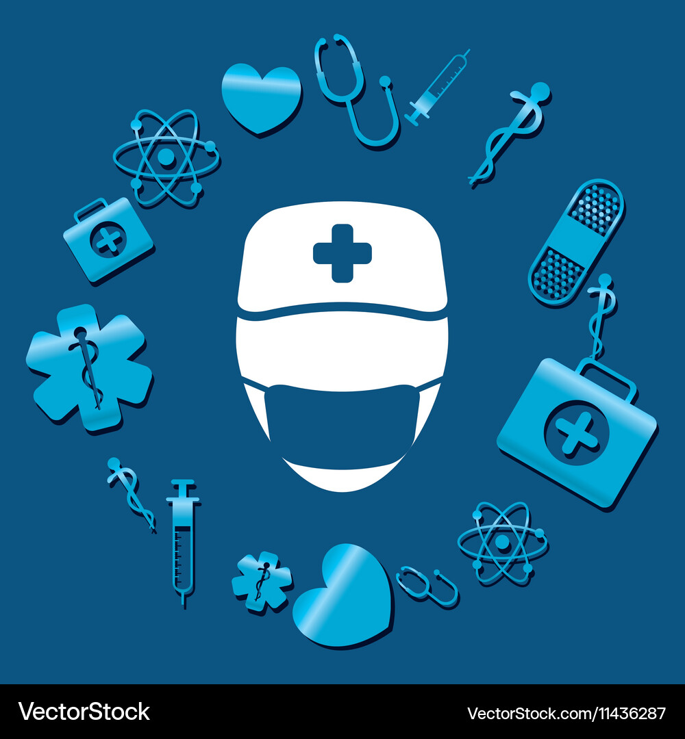 Nurse medical service Royalty Free Vector Image