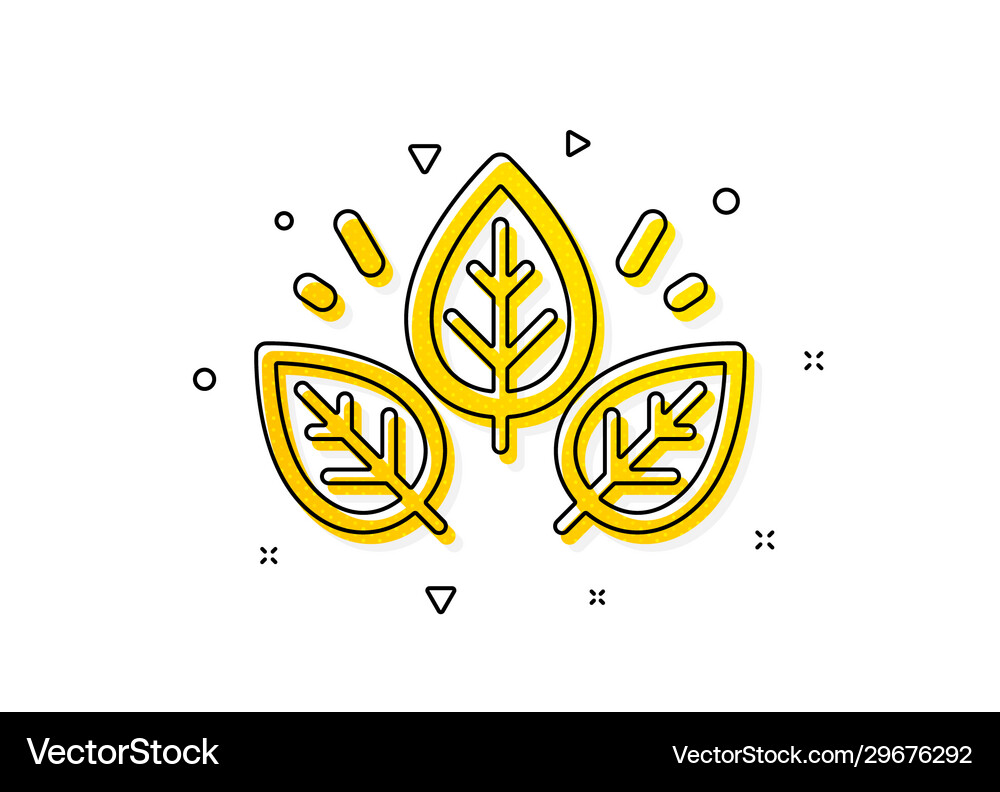 Organic tested icon bio cosmetics sign fair Vector Image