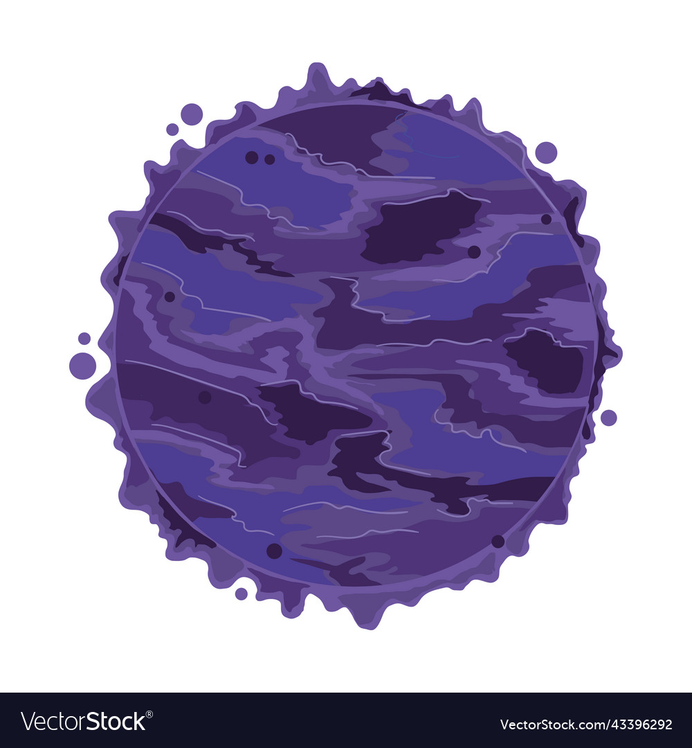 Universe galaxy planet Royalty Free Vector Image