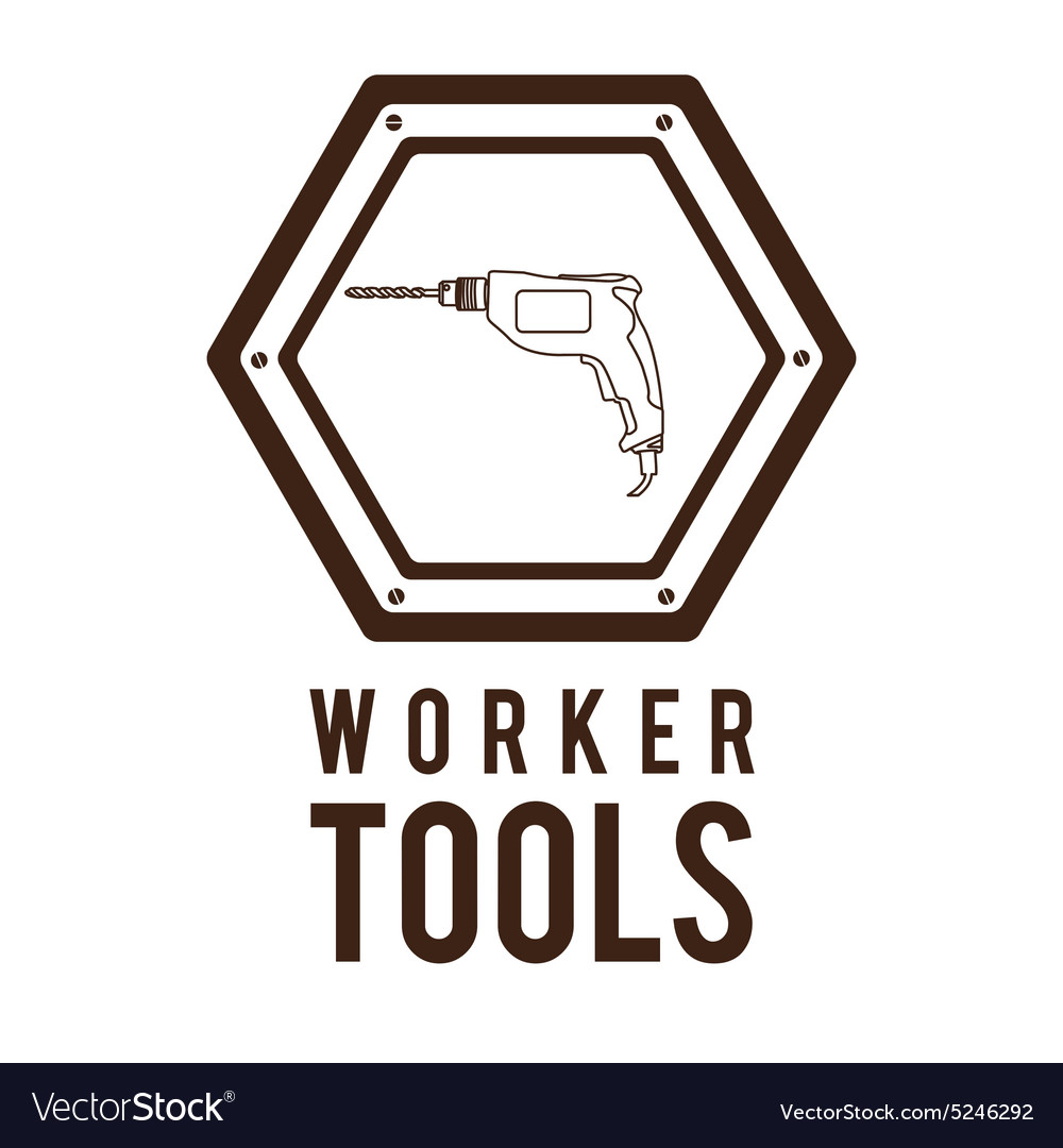 Worker tools design Royalty Free Vector Image - VectorStock