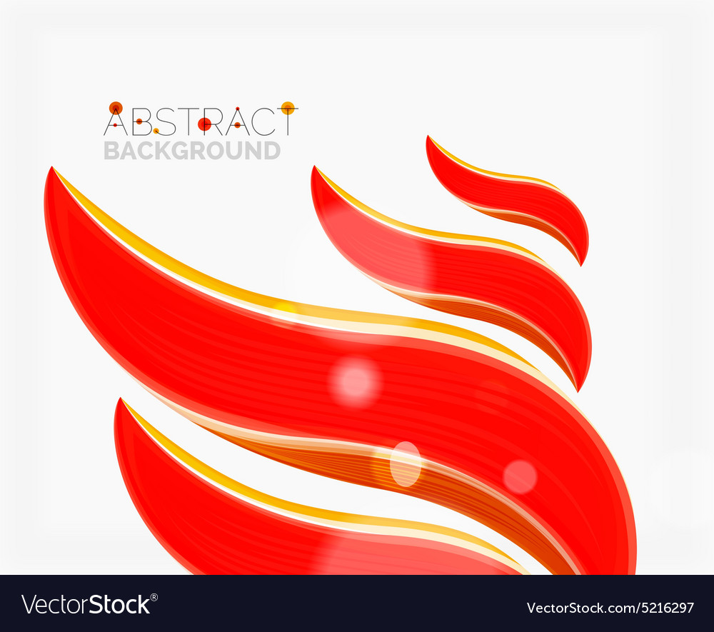 Abstract realistic solid wave background Vector Image