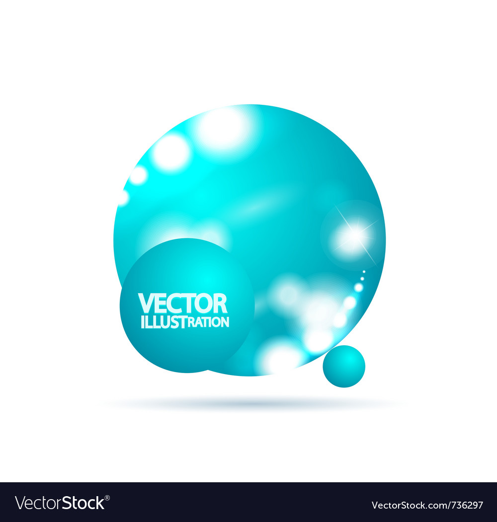 Bubble abstract background Royalty Free Vector Image