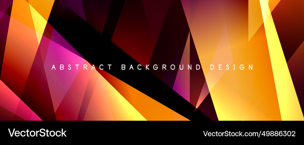 Breaking glass background kaleidoscope effect Vector Image