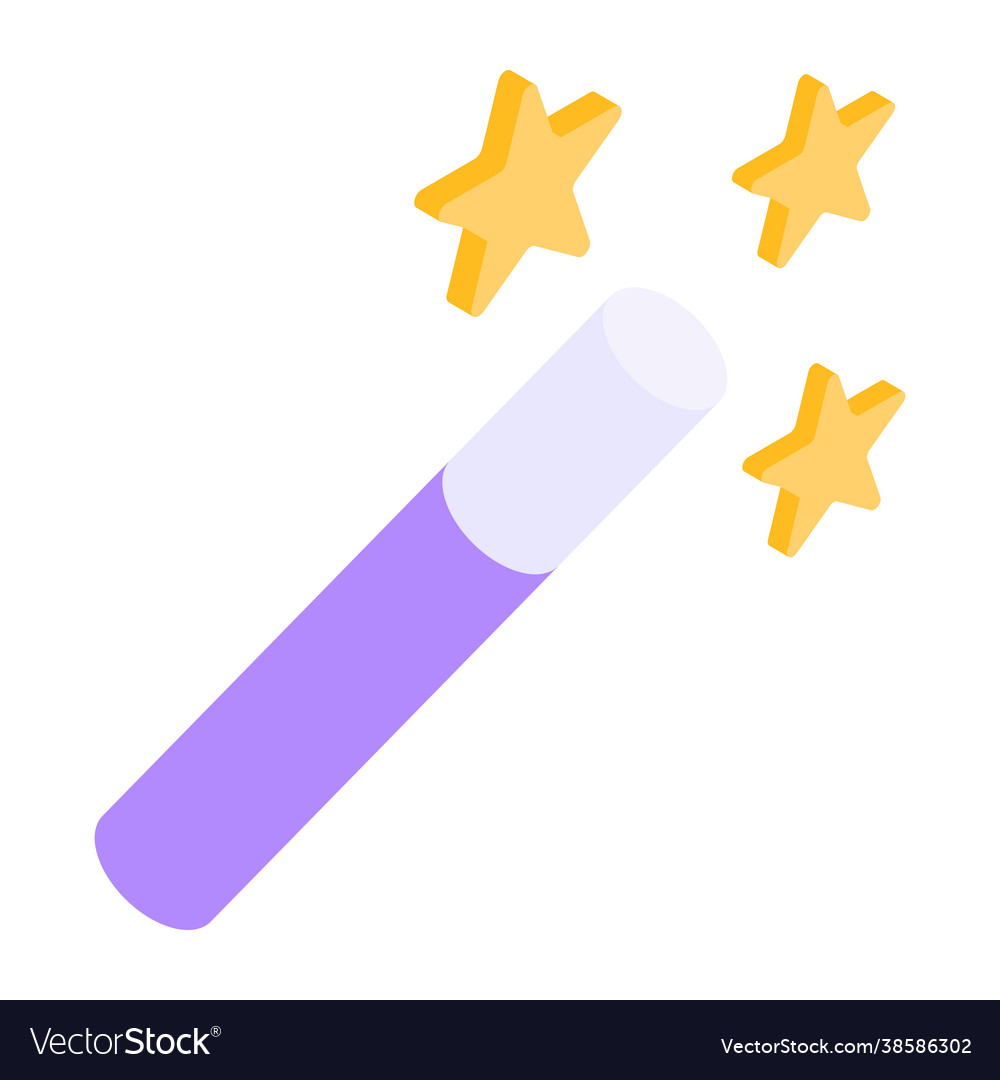 Magic wand Royalty Free Vector Image - VectorStock