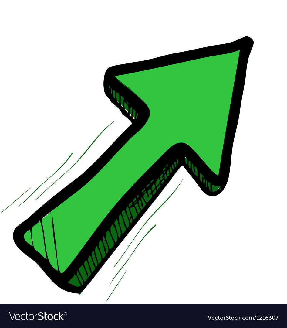 Direction arrow Royalty Free Vector Image - VectorStock