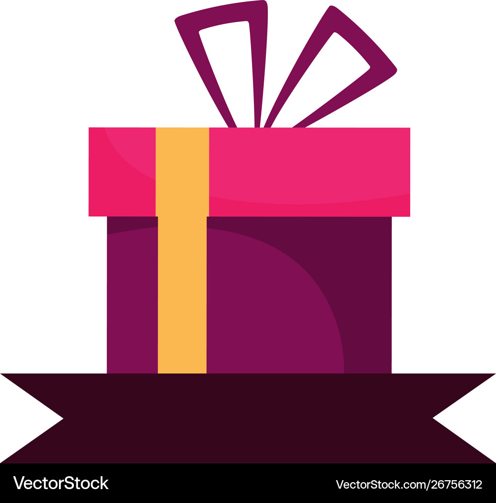 Happy birthday and celebration gift design Vector Image