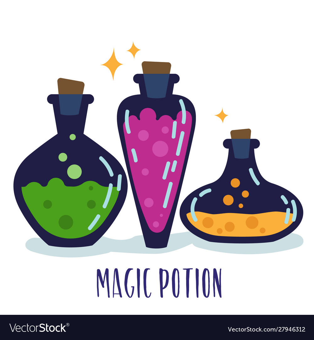 Set magic elements Royalty Free Vector Image - VectorStock