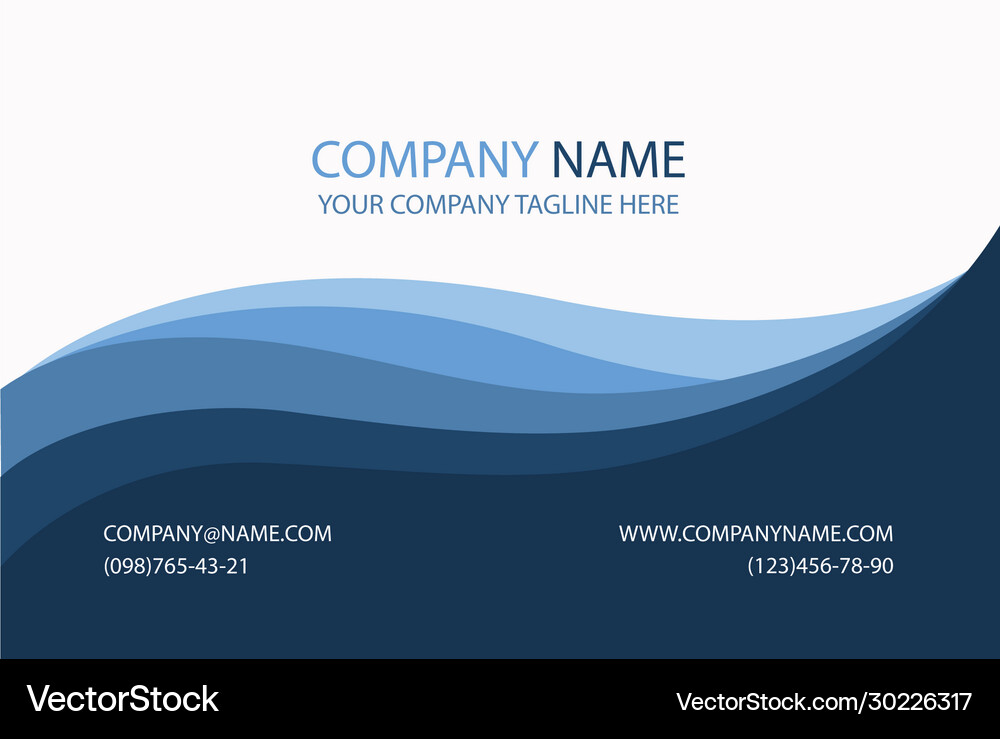 Abstract shapes business card pack Royalty Free Vector Image