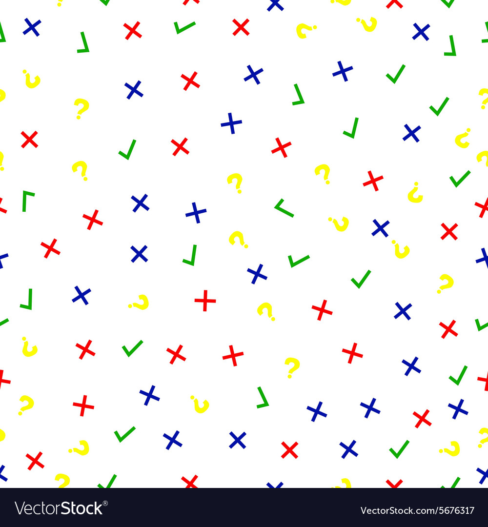 Seamless pattern signs Royalty Free Vector Image