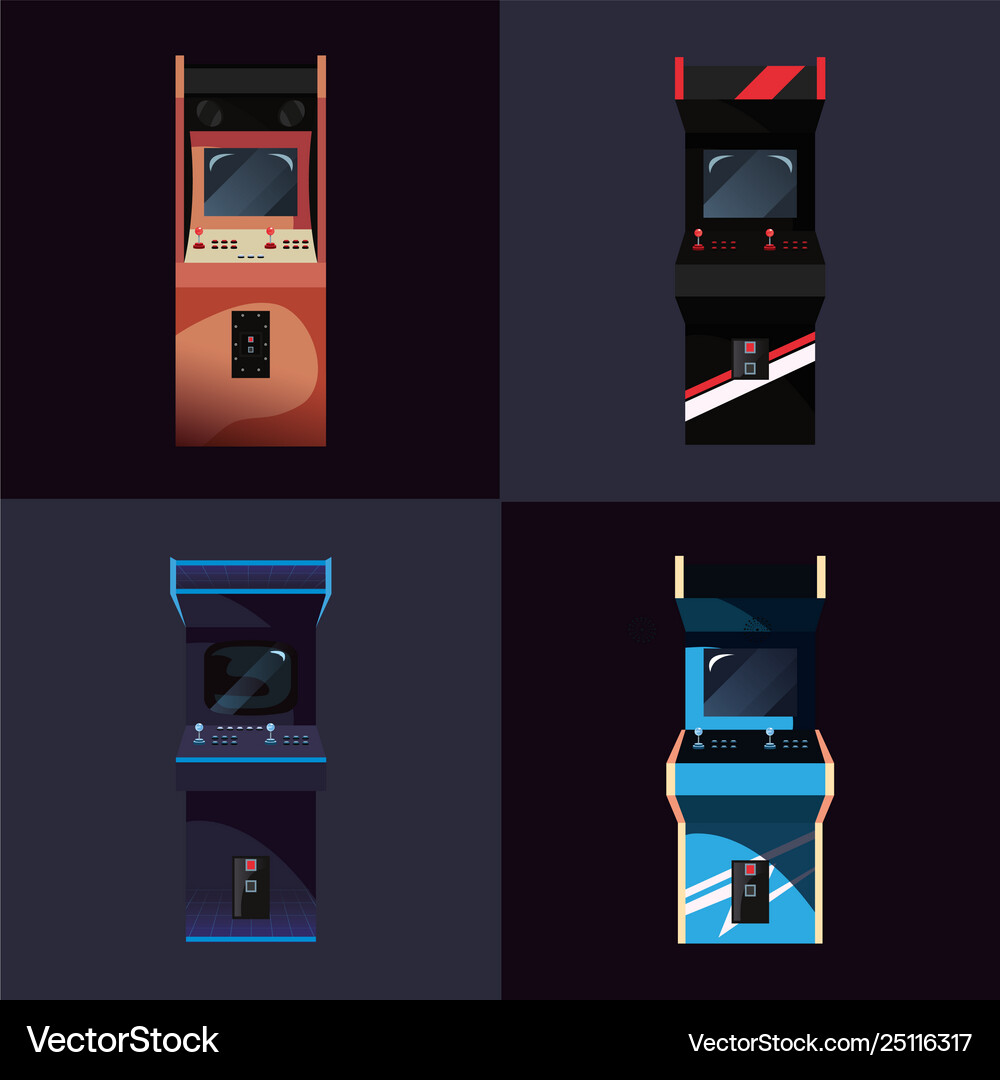 Video game retro Royalty Free Vector Image - VectorStock