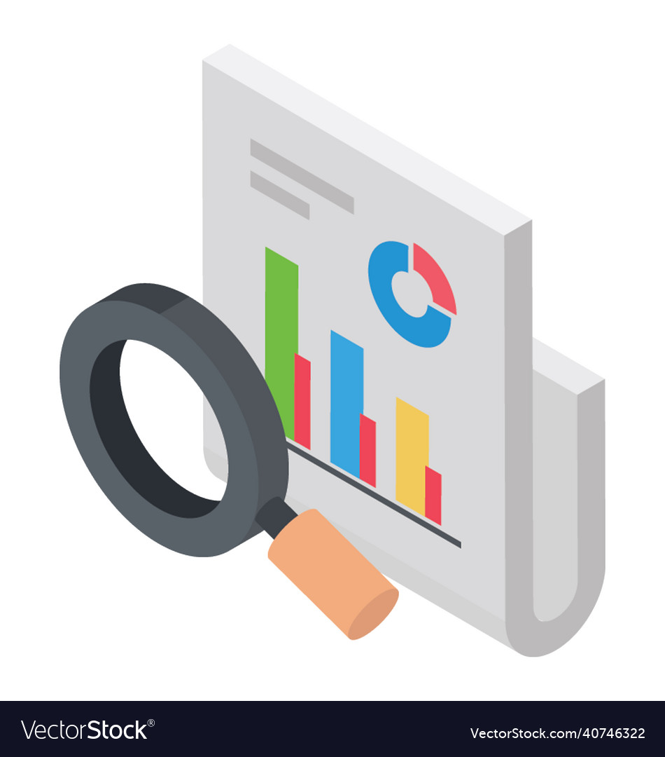 Data analysis Royalty Free Vector Image - VectorStock