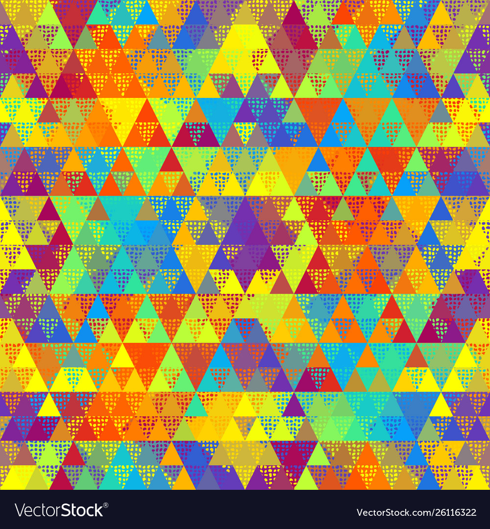 Seamless pattern background a triangles Royalty Free Vector