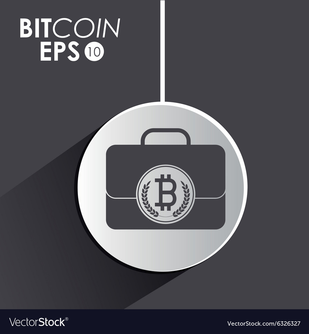 Bitcoin design Royalty Free Vector Image - VectorStock