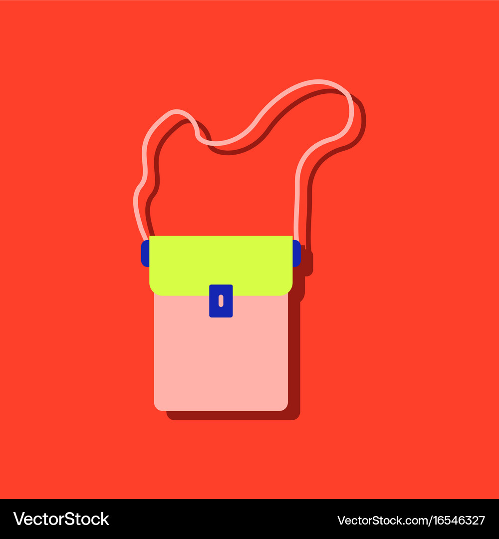 Flat icon design collection military portfolio Vector Image