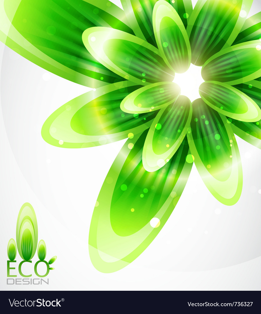 Leaf abstract background Royalty Free Vector Image