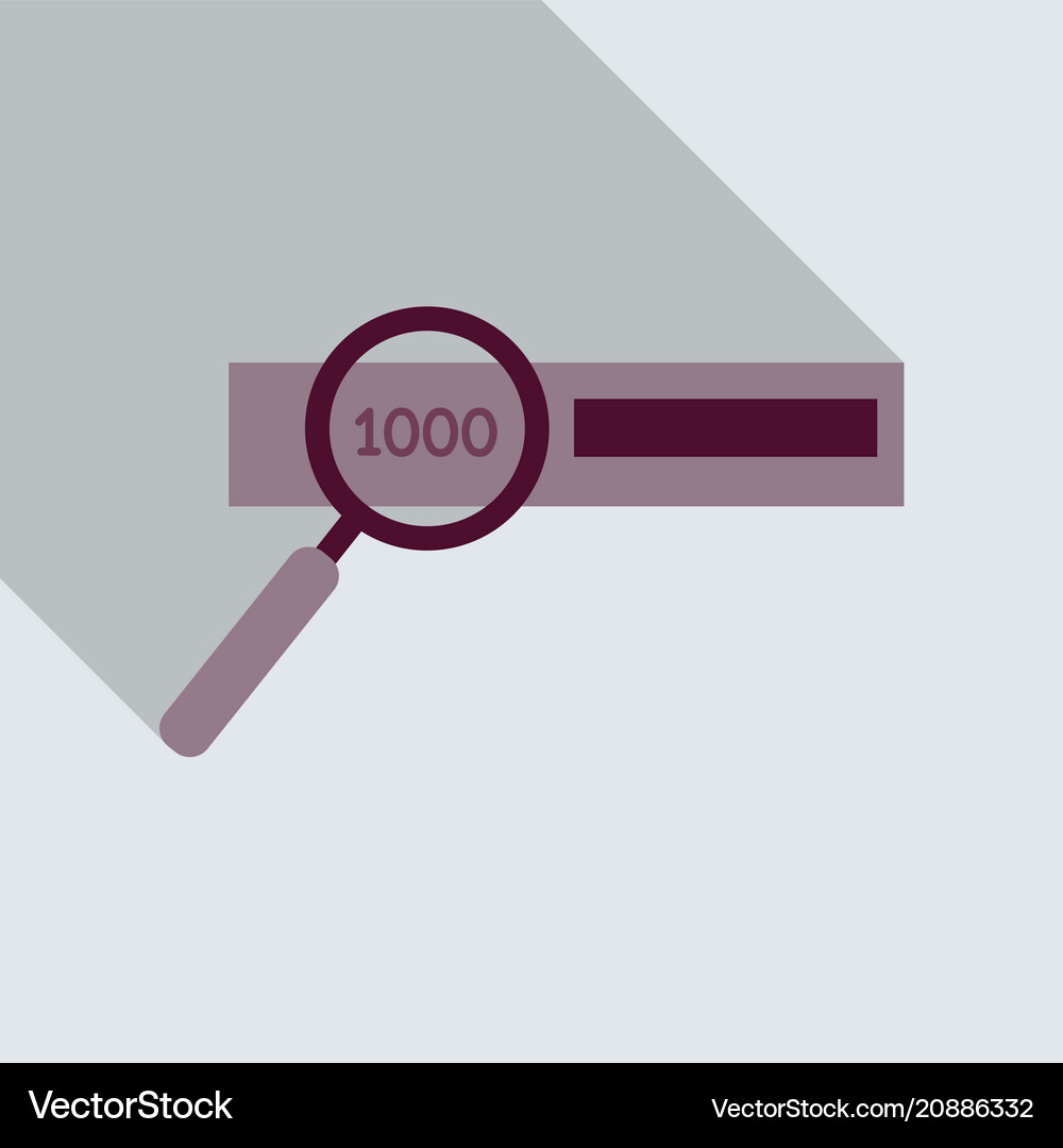 Checking the authenticity of money - icon one Vector Image