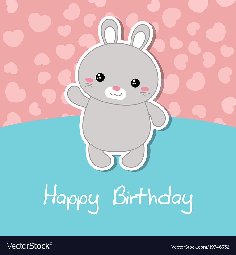 Cute rabbit Royalty Free Vector Image - VectorStock