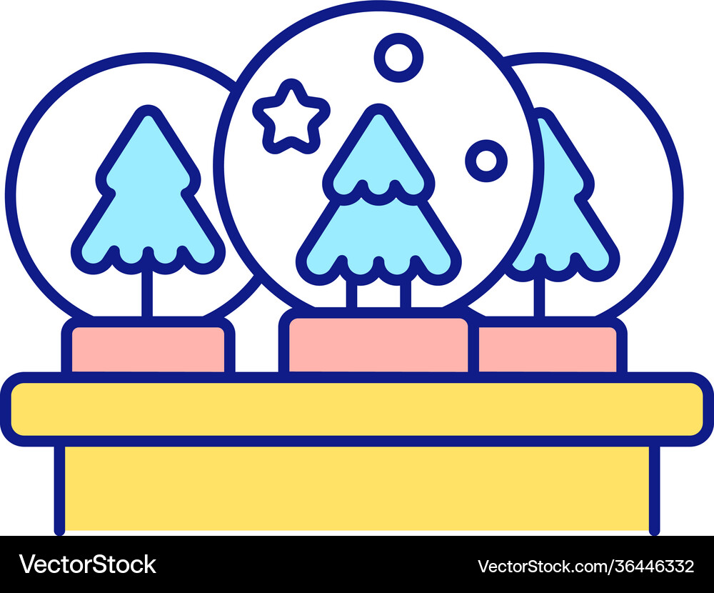 Forgetting about past purchasing rgb color icon Vector Image