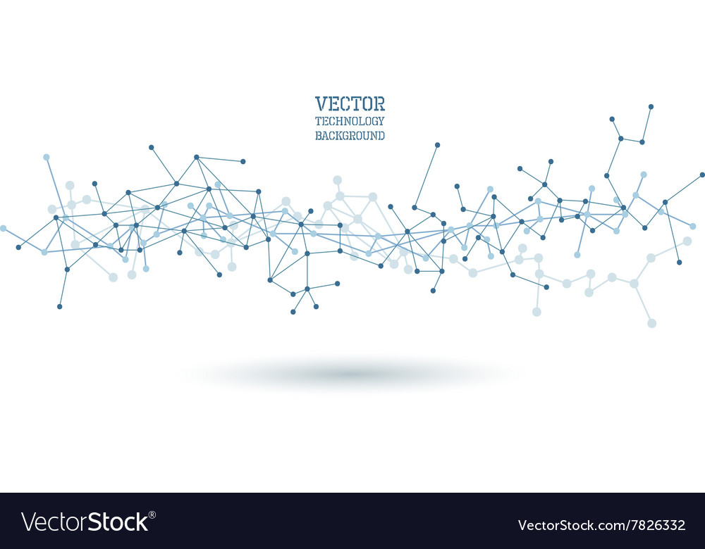 Network abstract polygonal background Royalty Free Vector