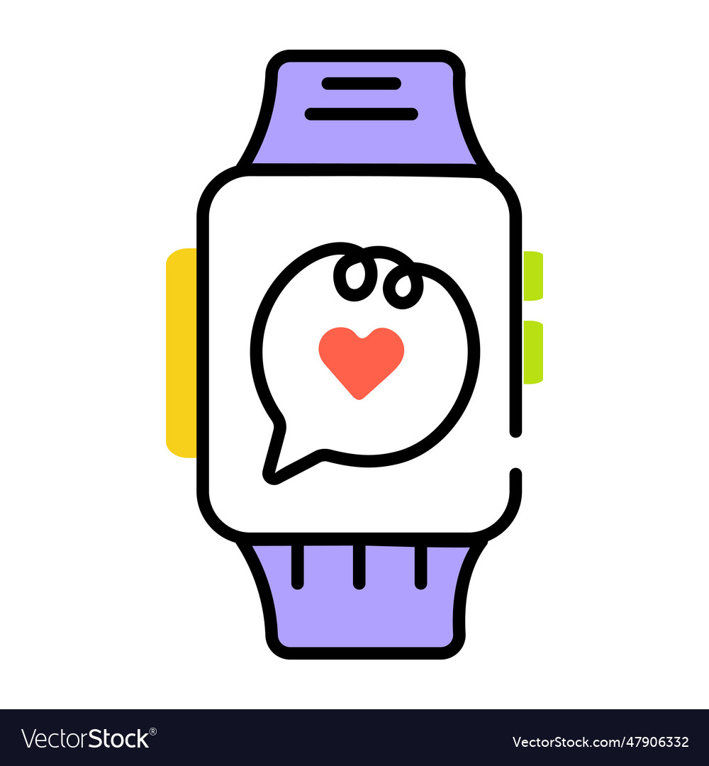 Smartwatch Royalty Free Vector Image - VectorStock