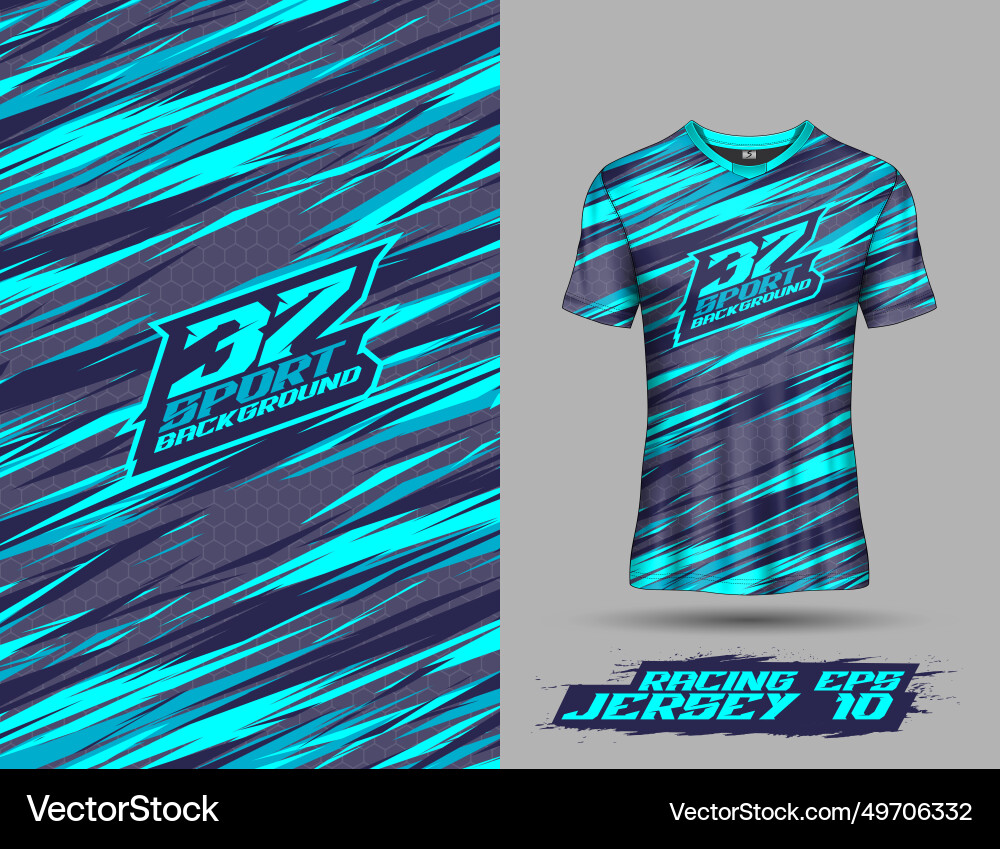 Tshirt sports texture background for soccer Vector Image