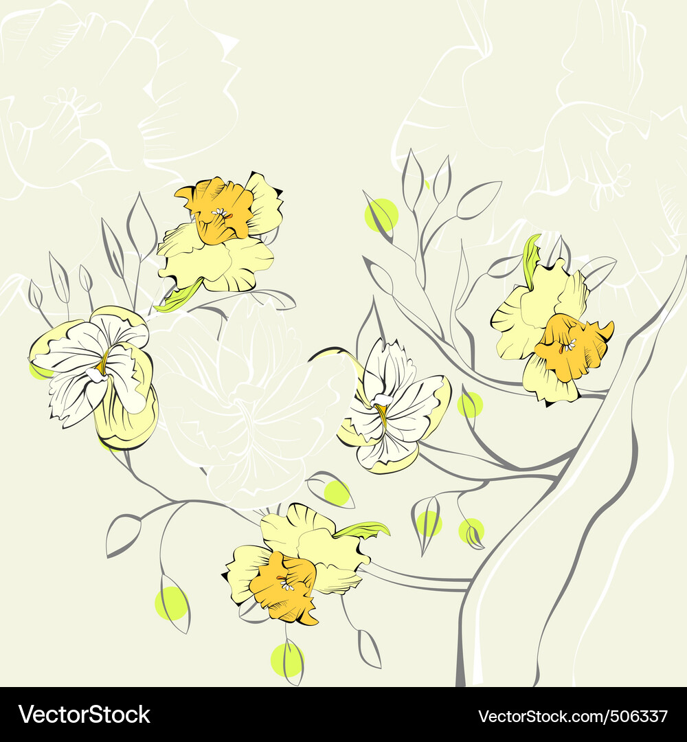 Decorative tree Royalty Free Vector Image - VectorStock