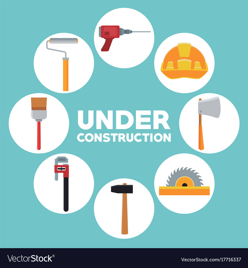 Under construction design Royalty Free Vector Image