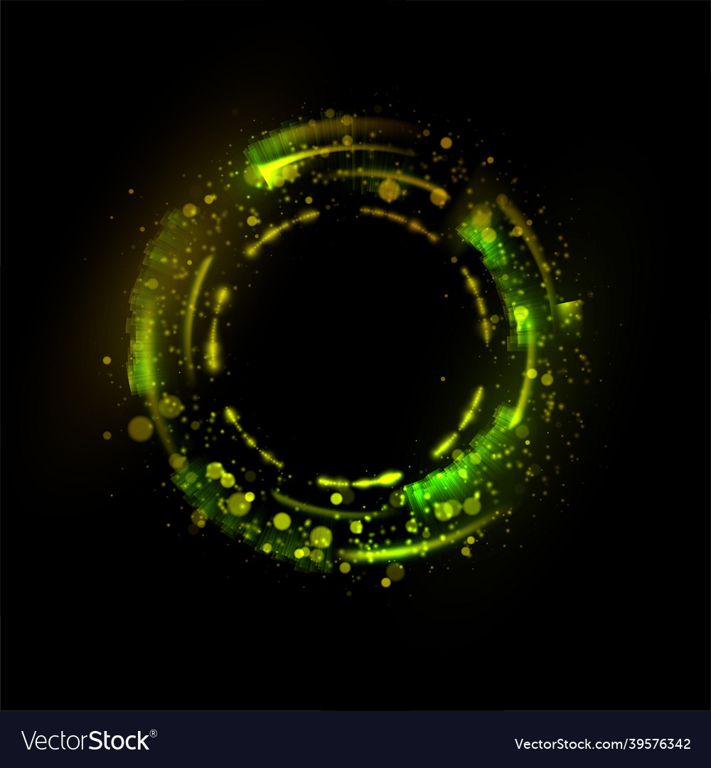 Abstract glowing circles Royalty Free Vector Image