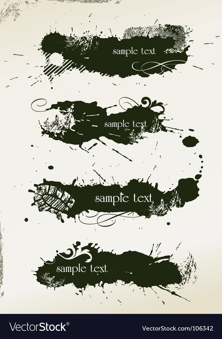 Abstract Splatter Background Royalty Free Vector Image