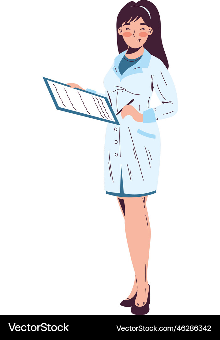 Female secretary professional worker Royalty Free Vector