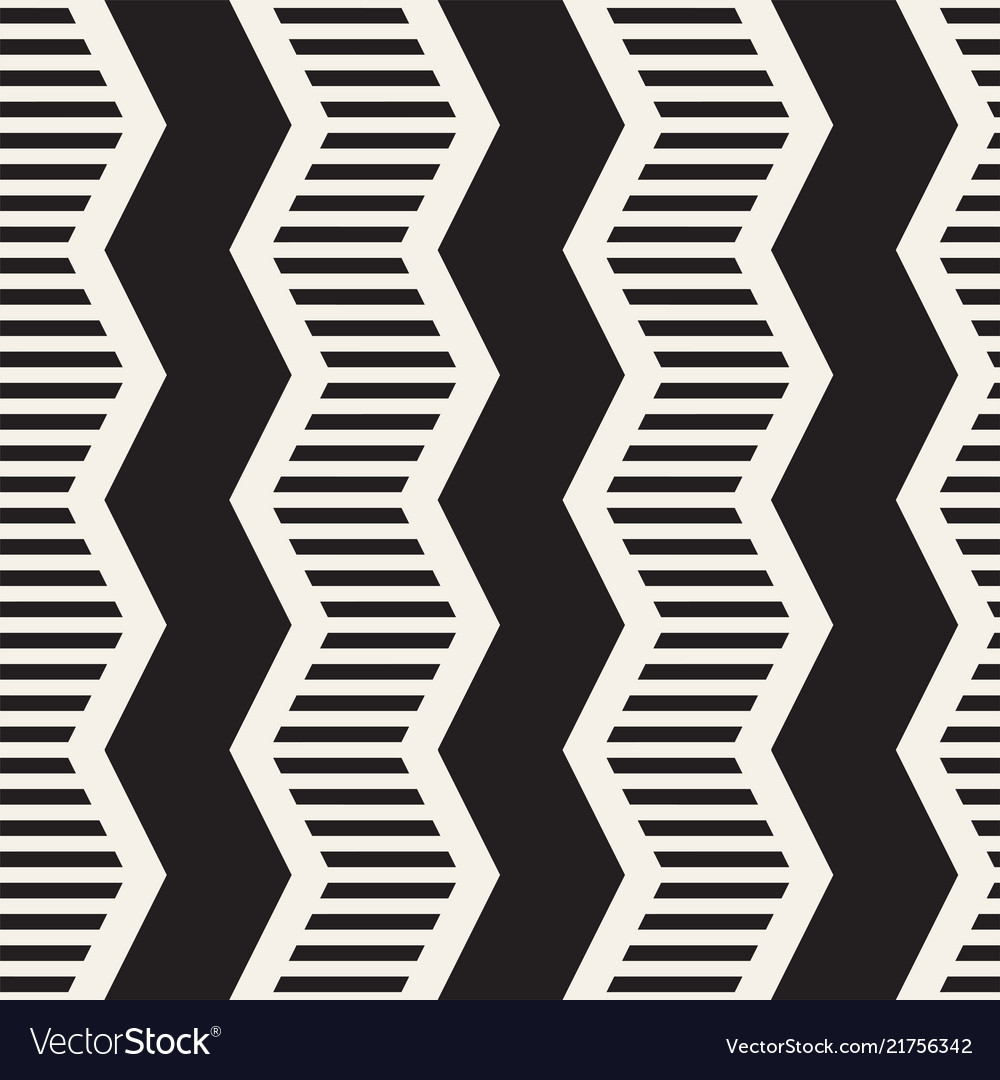 Seamless zigzag line pattern abstract stylish Vector Image
