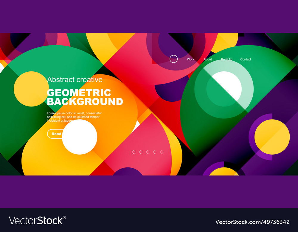 Simple circles and round elements pattern Vector Image