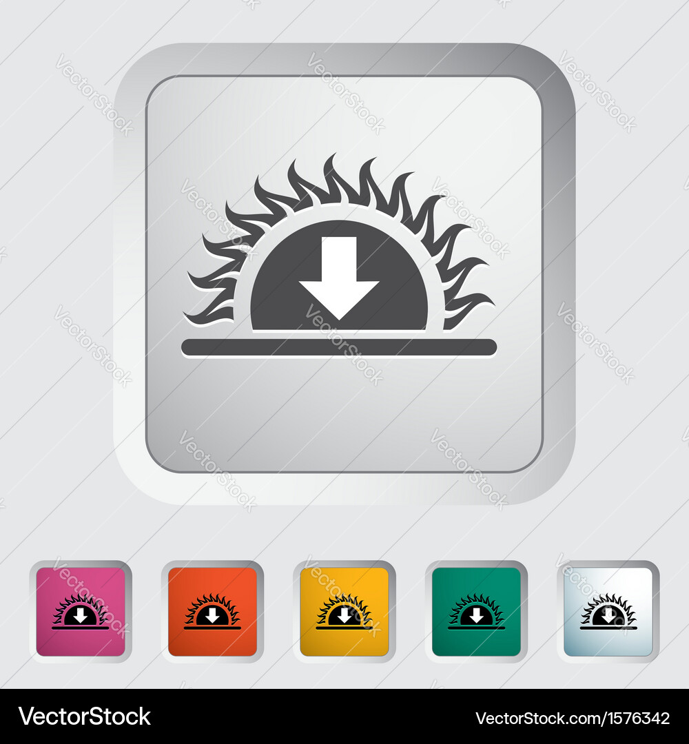 Sunset Royalty Free Vector Image - VectorStock
