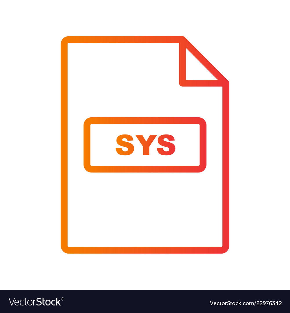 Sys icon Royalty Free Vector Image - VectorStock