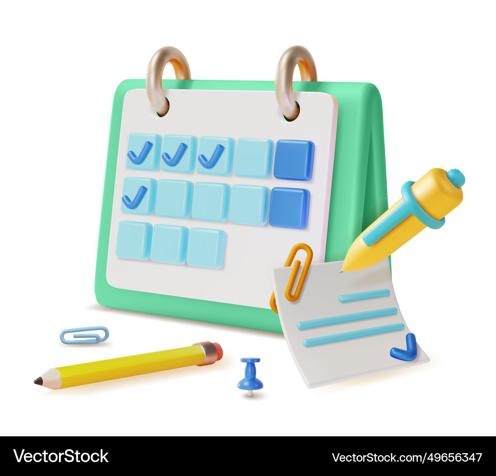 3d budget planning managing income and expenses Vector Image