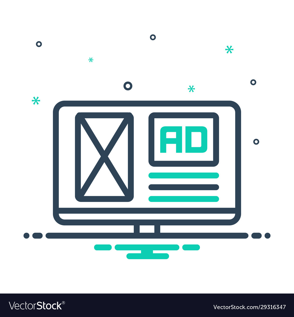 Adspace Royalty Free Vector Image - VectorStock