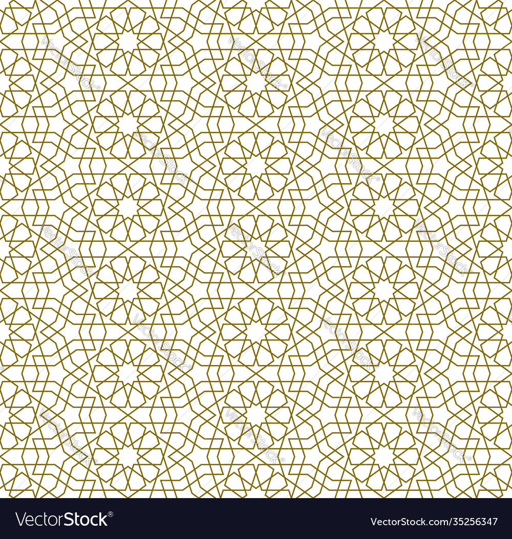 Background seamless pattern based on traditional Vector Image