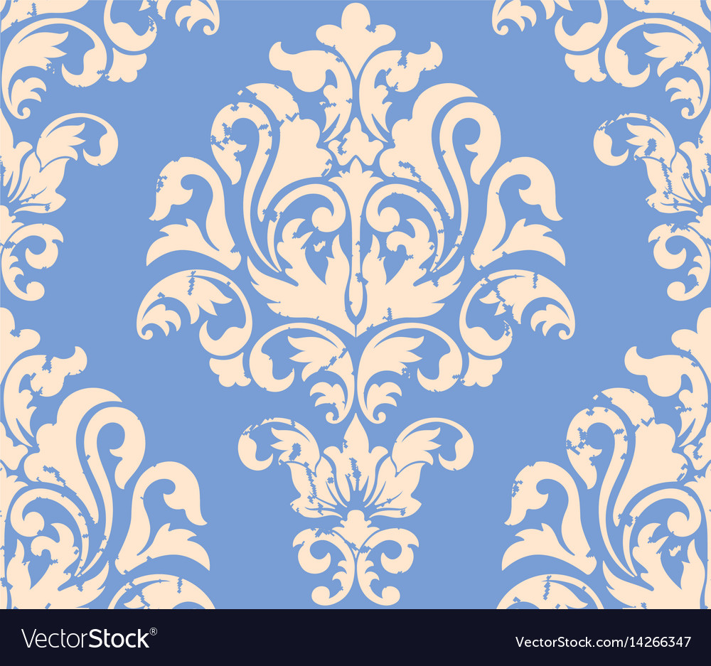 Damask seamless pattern element classical luxury Vector Image