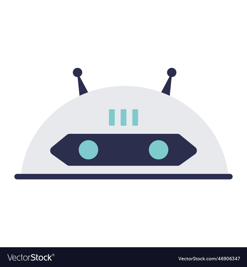 Isolated cute robot character avatar Royalty Free Vector