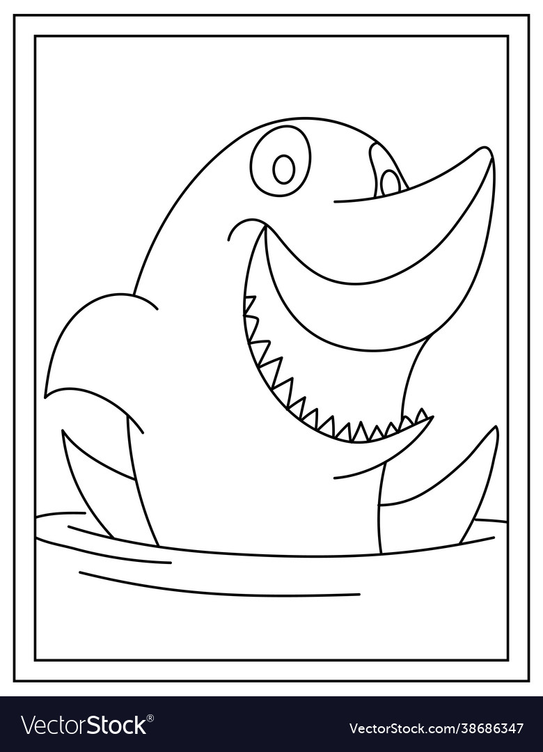 Selachimorpha Royalty Free Vector Image - VectorStock