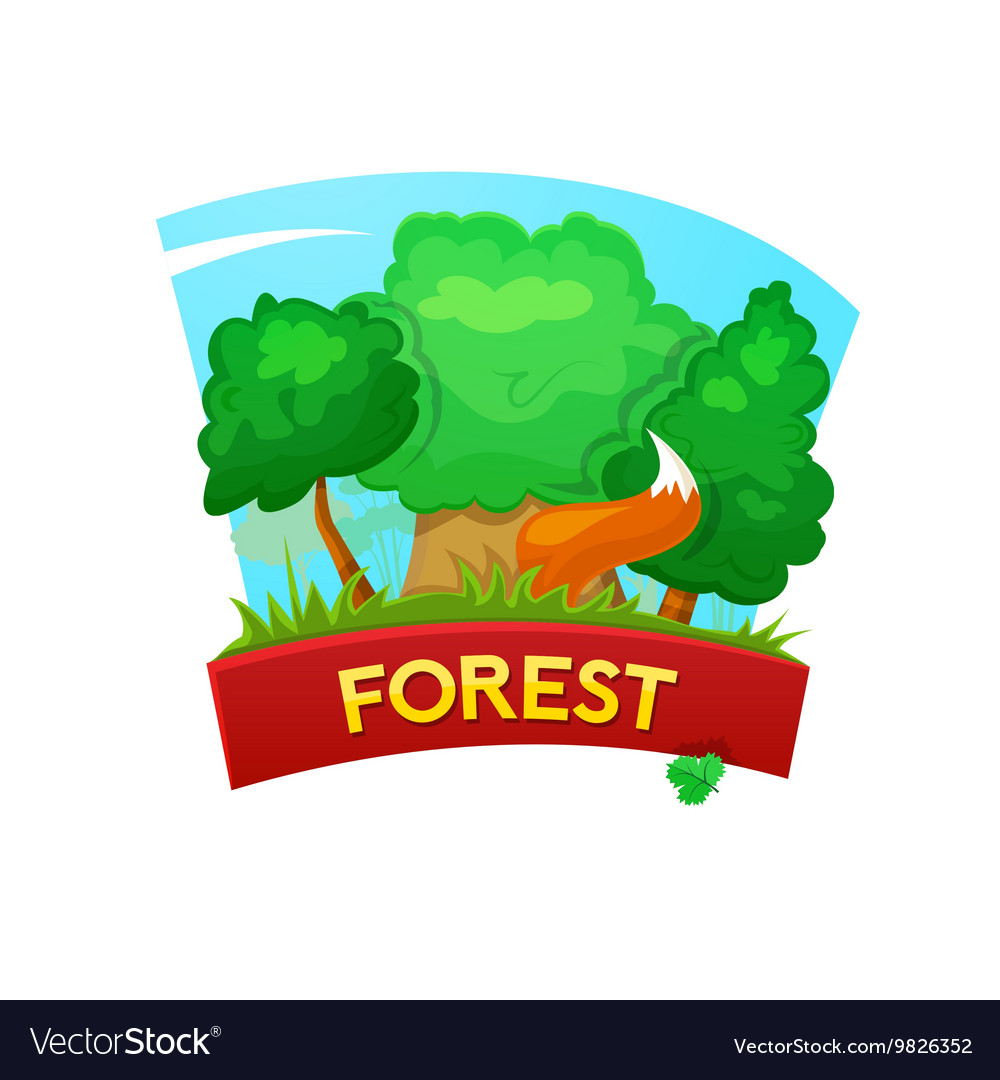 Forest concept design Royalty Free Vector Image
